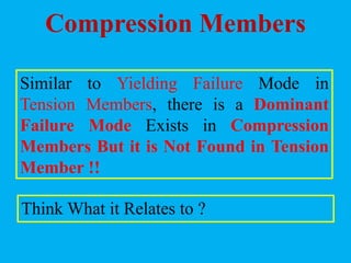 Compression Members 1 for Steel Structures | PDF