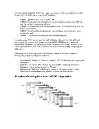Compression of digital voice and video | PDF