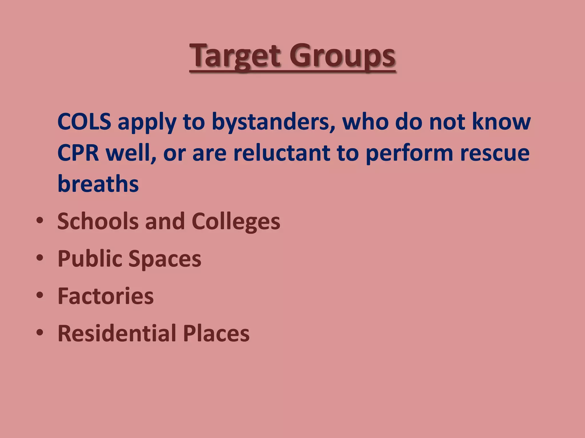 Compression only life support (cols) by tushar chokshi | PPTX