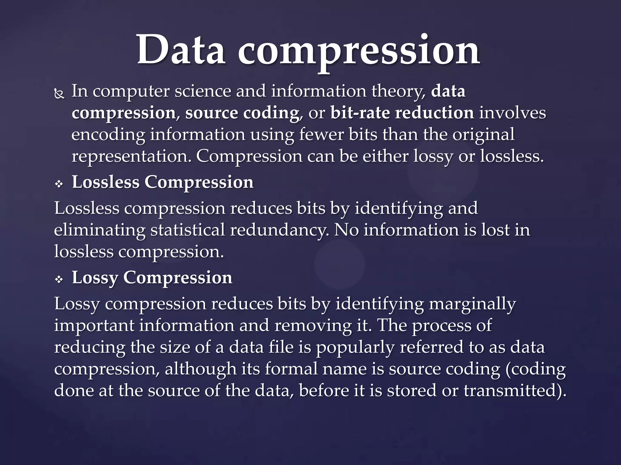 Compression project presentation | PPT