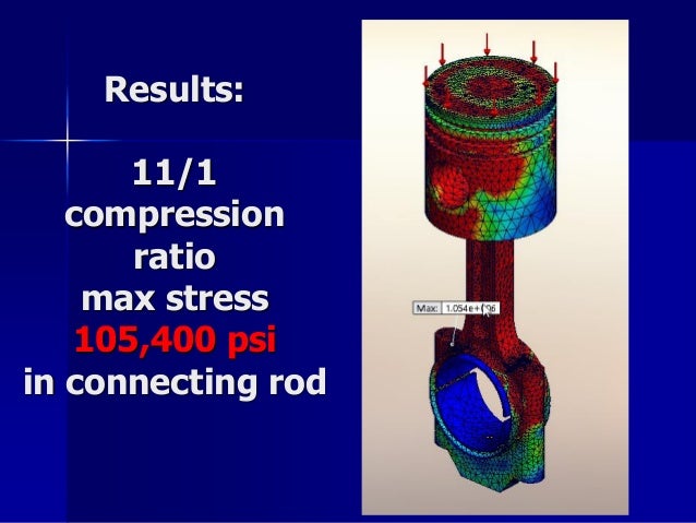 Engine compression ratio study