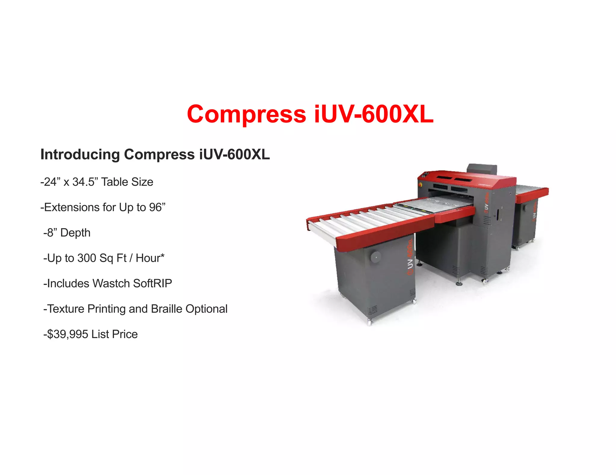Small Format UV LED Inkjet Printer Comparison | PDF