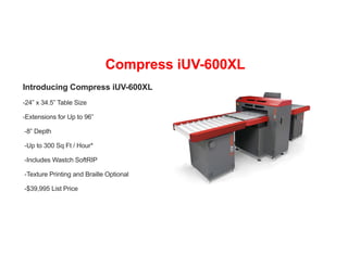 Small Format UV LED Inkjet Printer Comparison | PDF