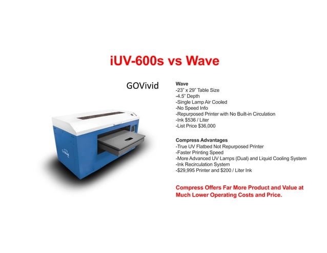 Small Format UV LED Inkjet Printer Comparison | PDF | Computer Peripherals | Computing