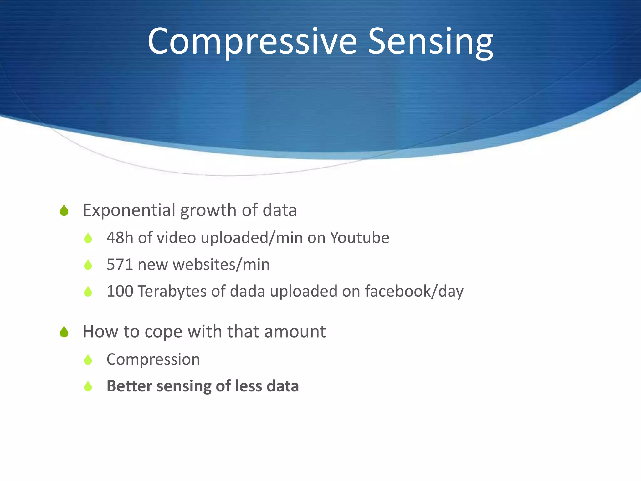 Compressive Sensing Basics - Medical Imaging - MRI | PPTX