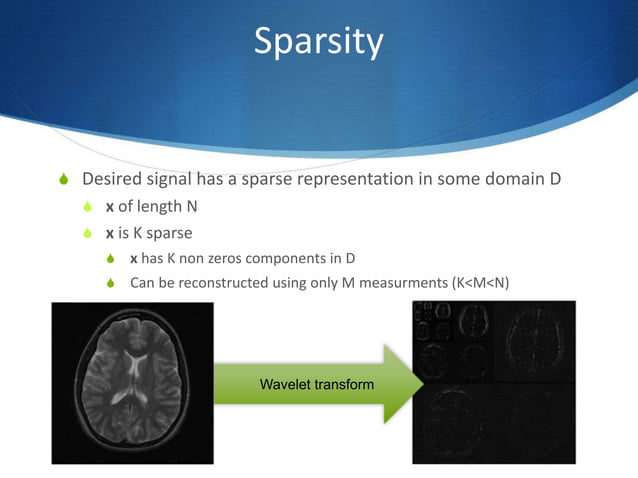 Compressive Sensing Basics - Medical Imaging - MRI | PPTX