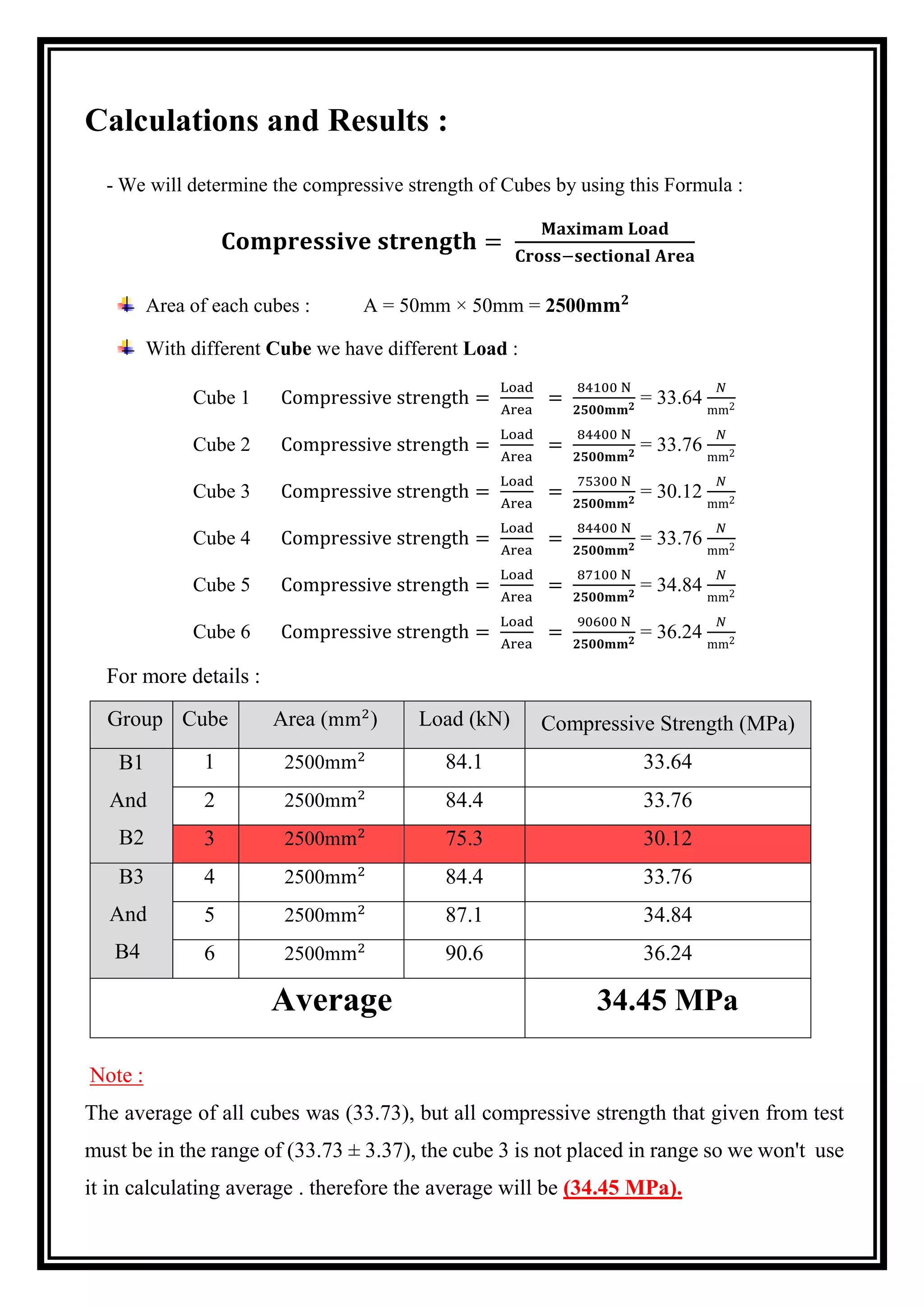 Compressive Strength of Hydraulic Cement Mortar | Jameel Academy | PDF
