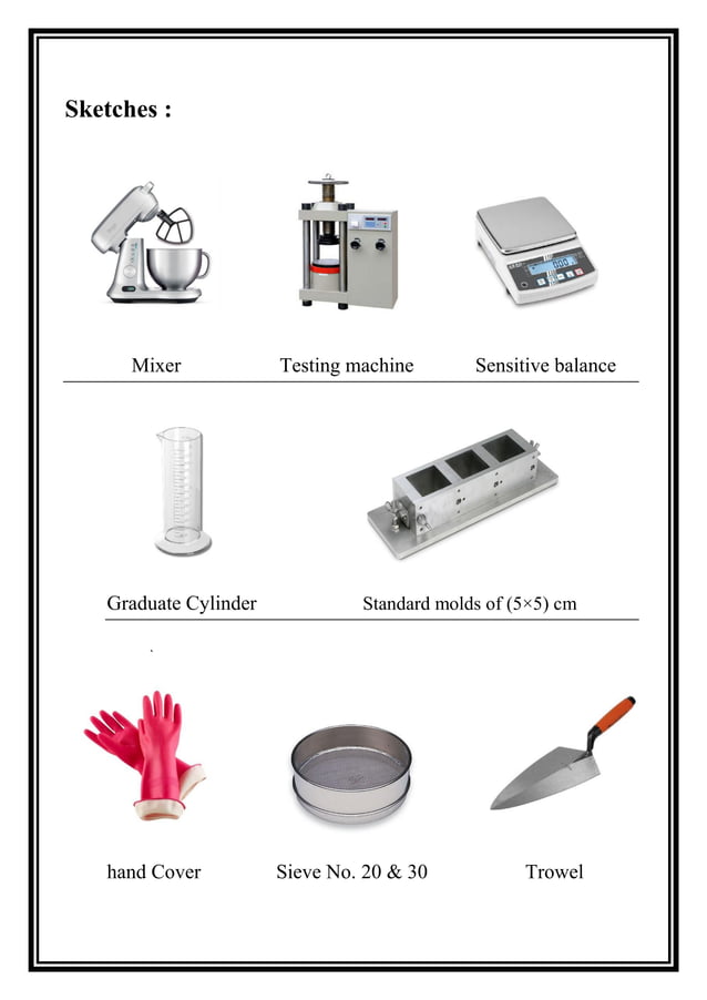 Compressive Strength of Hydraulic Cement Mortar | Jameel Academy | PDF ...
