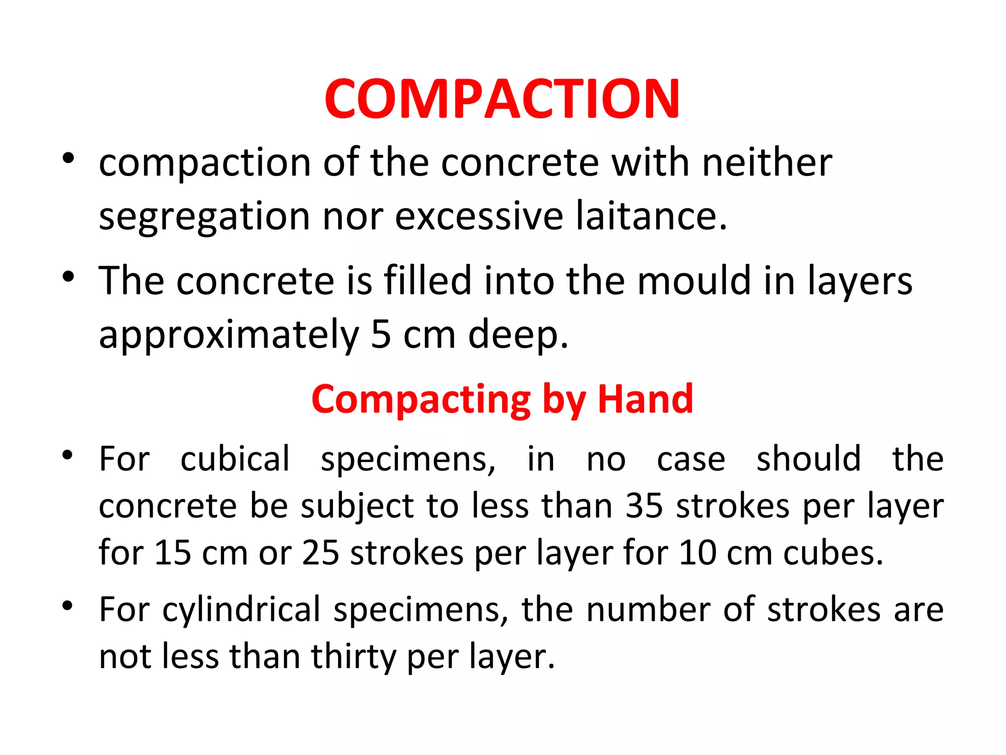 Compressive strength in concrete test | PPT