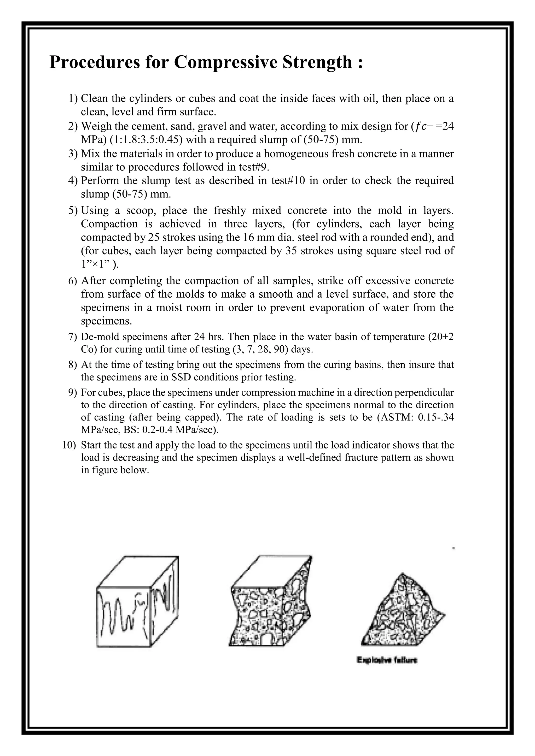 Compressive strength and Flexural of Hardened Concrete | Jameel Academy ...