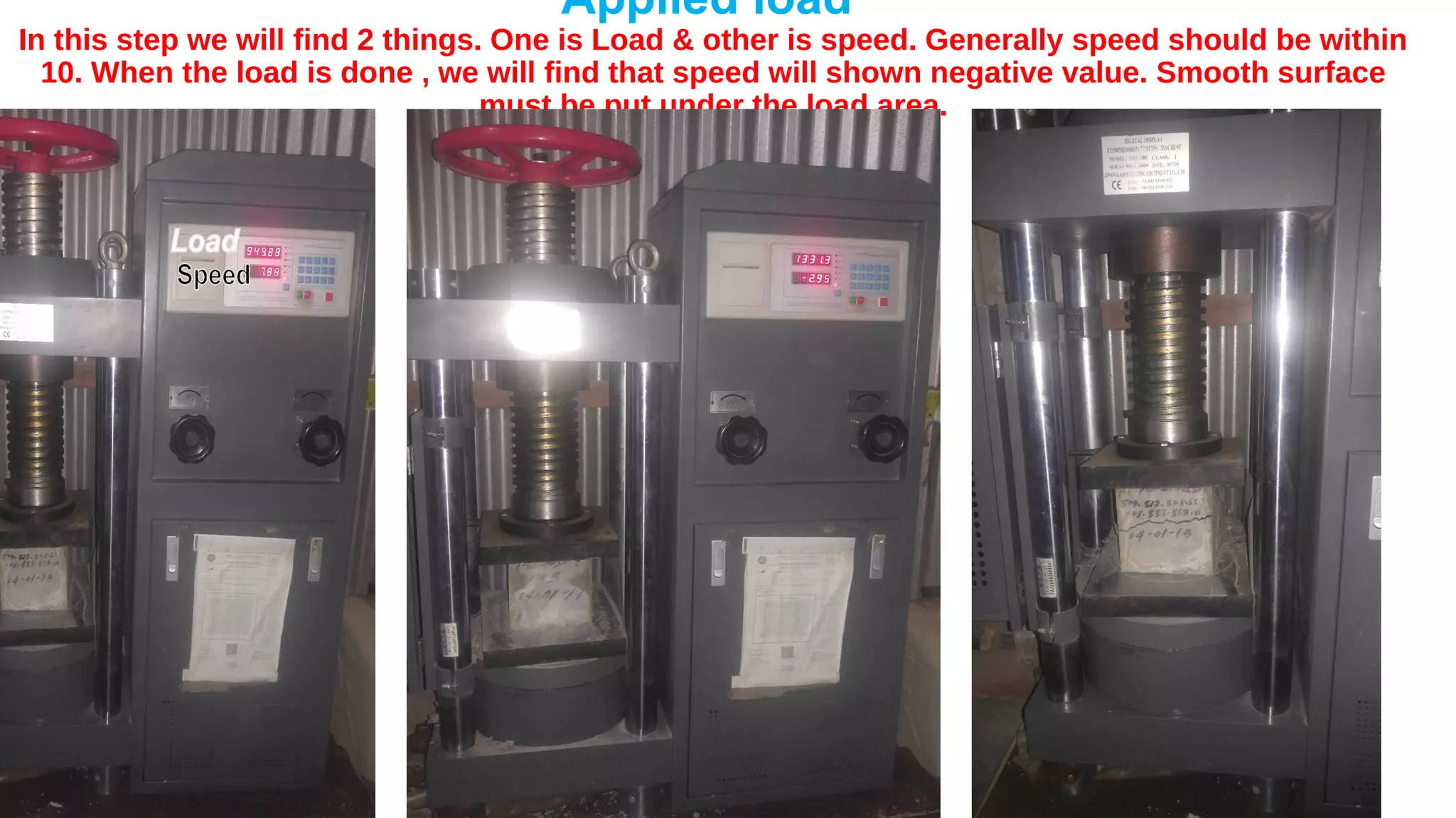 Compressive strength of cube concrete specimens | PPT