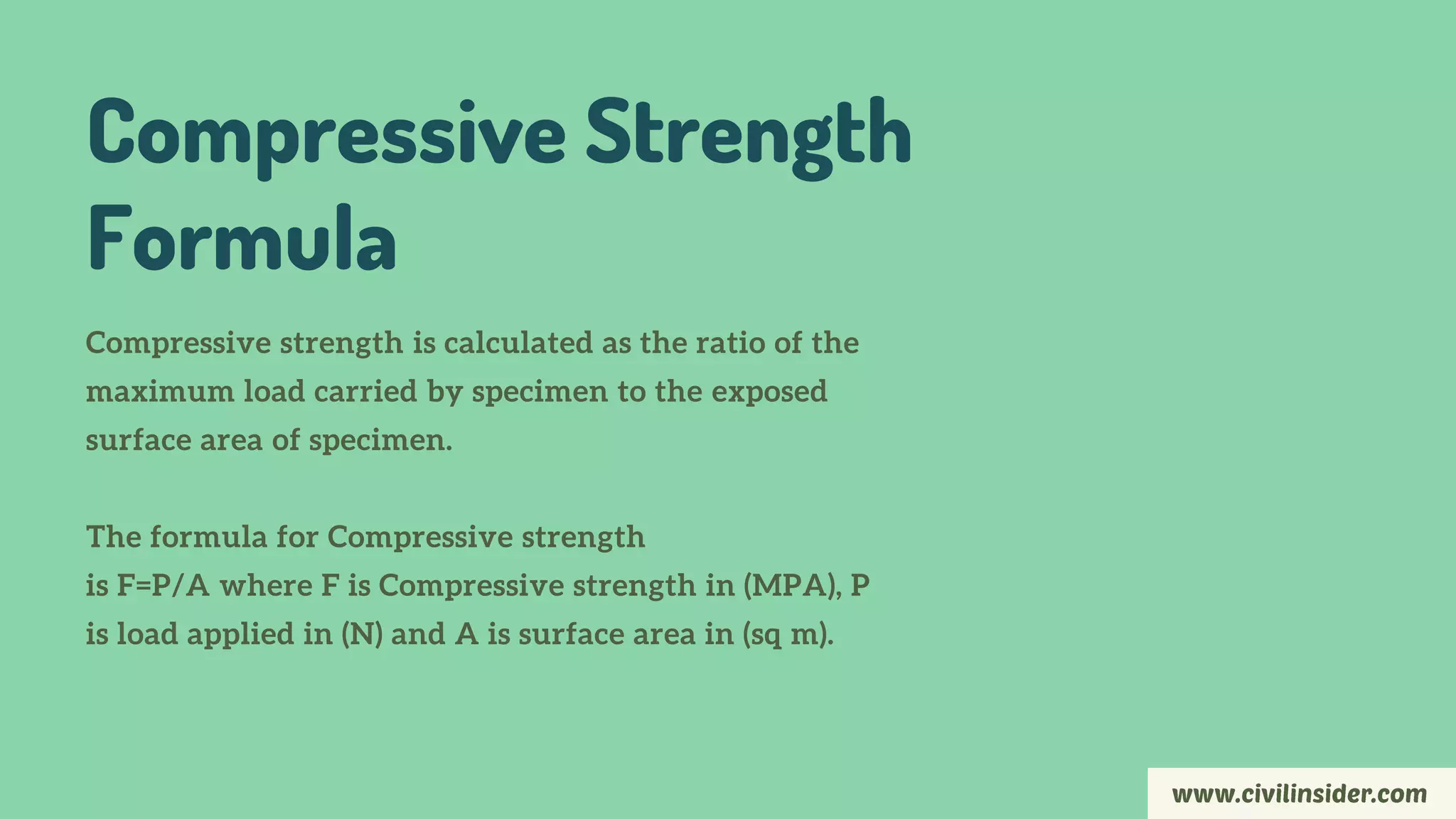 How to determine compressive strength of cement? | PPTX