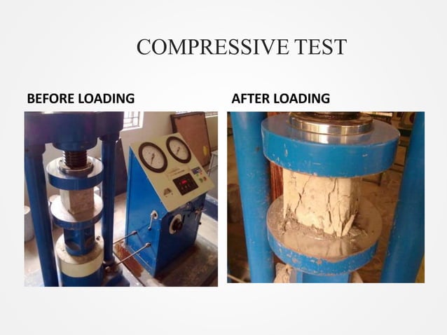 Compressive strength test on concrete | PPTX | Physics | Science