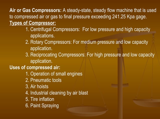 Compressor | PPT | Physics | Science