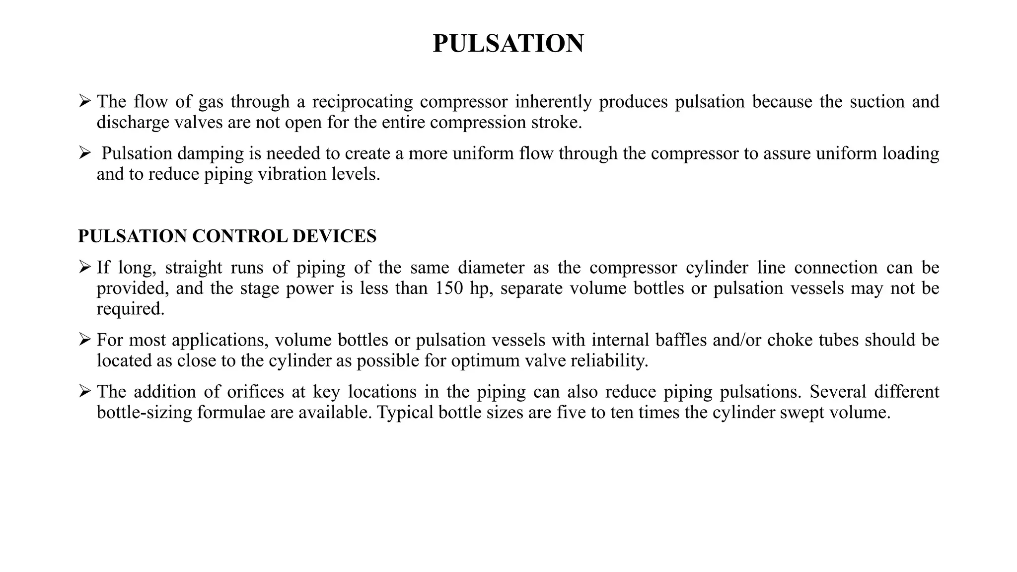 Types of compressor and application in oil and gas industry | PDF
