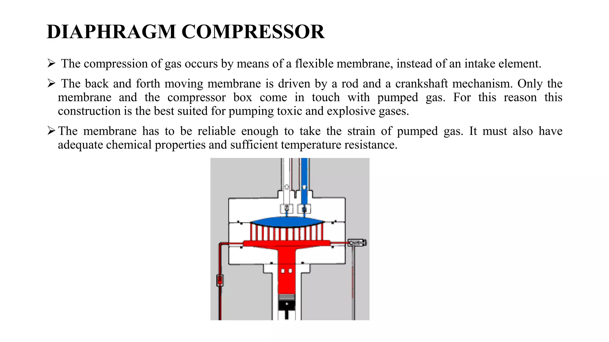 Types of compressor and application in oil and gas industry | PDF