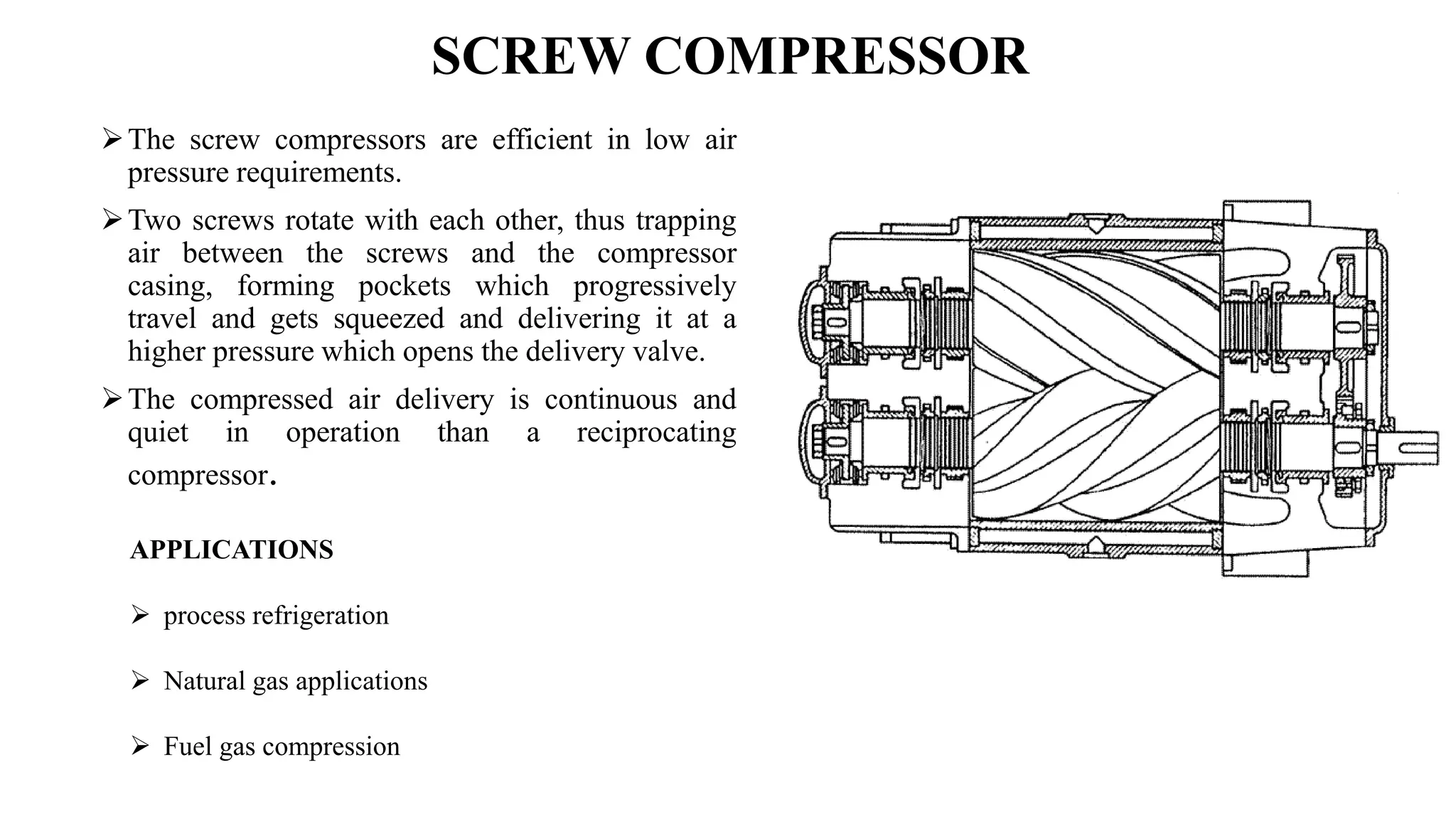 Types of compressor and application in oil and gas industry | PDF