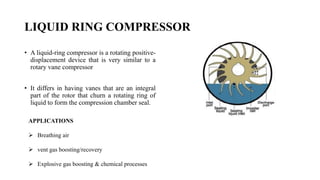 Types of compressor and application in oil and gas industry | PDF