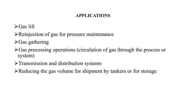 Types of compressor and application in oil and gas industry | PDF | Science