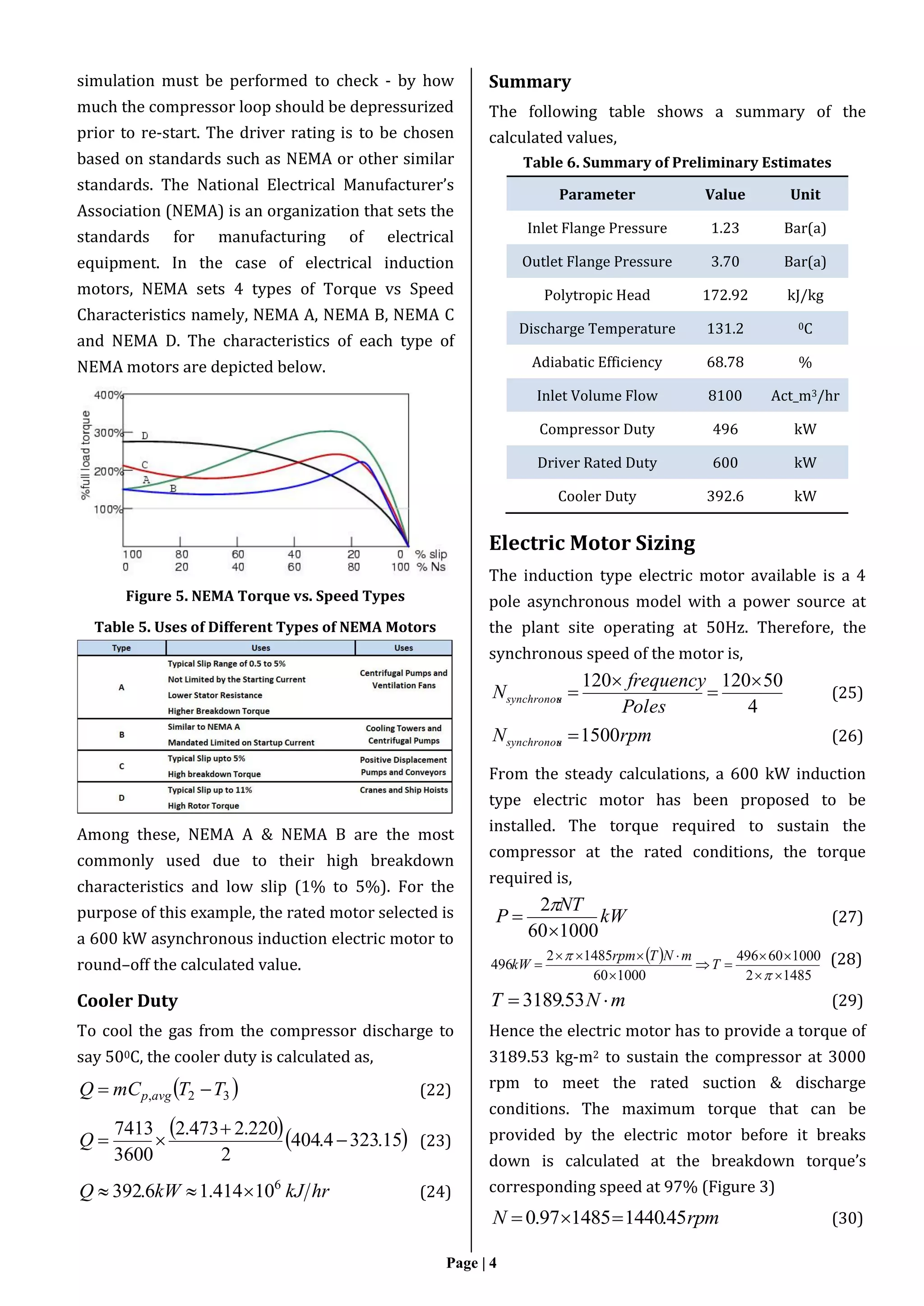 Gas Compressor Calculations Tutorial | PDF