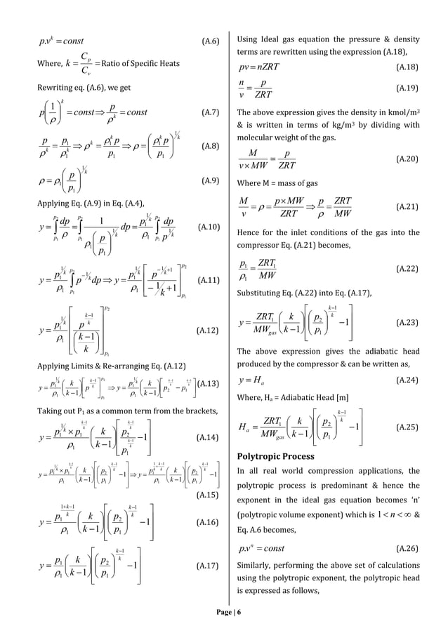 Gas Compressor Calculations Tutorial Pdf Chemistry Science