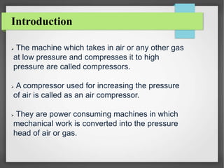 Air Compressors | PPTX