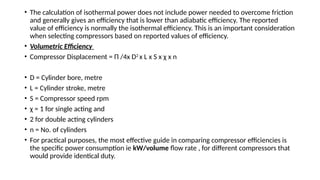Compressor performance & Auxiliary power optimisation | PPT
