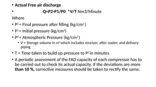 Compressor Performance Auxiliary Power Optimisation Pptx