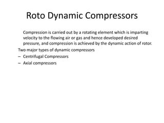 Compressor and Types | PPTX