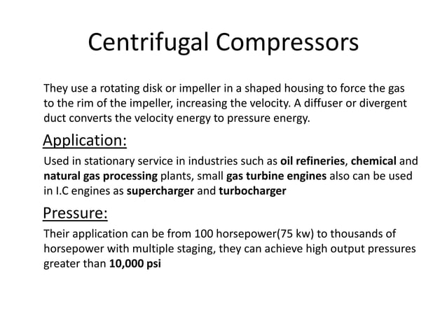 Compressor and Types | PPTX