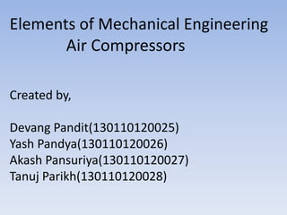 Compressors | PPTX
