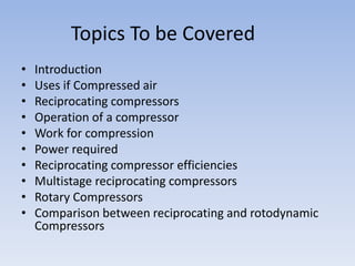 Compressors | PPTX
