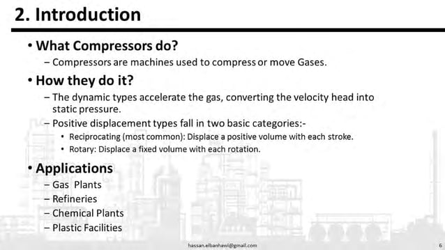 Compressors presentation on Types, Classification and governing ...