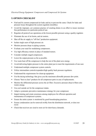 Compressors and compressed air systems | PDF