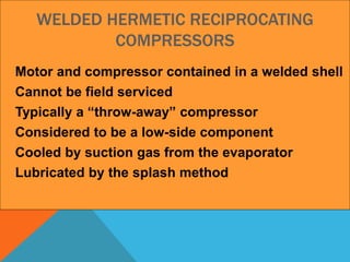 Compressors and its applications | PPTX