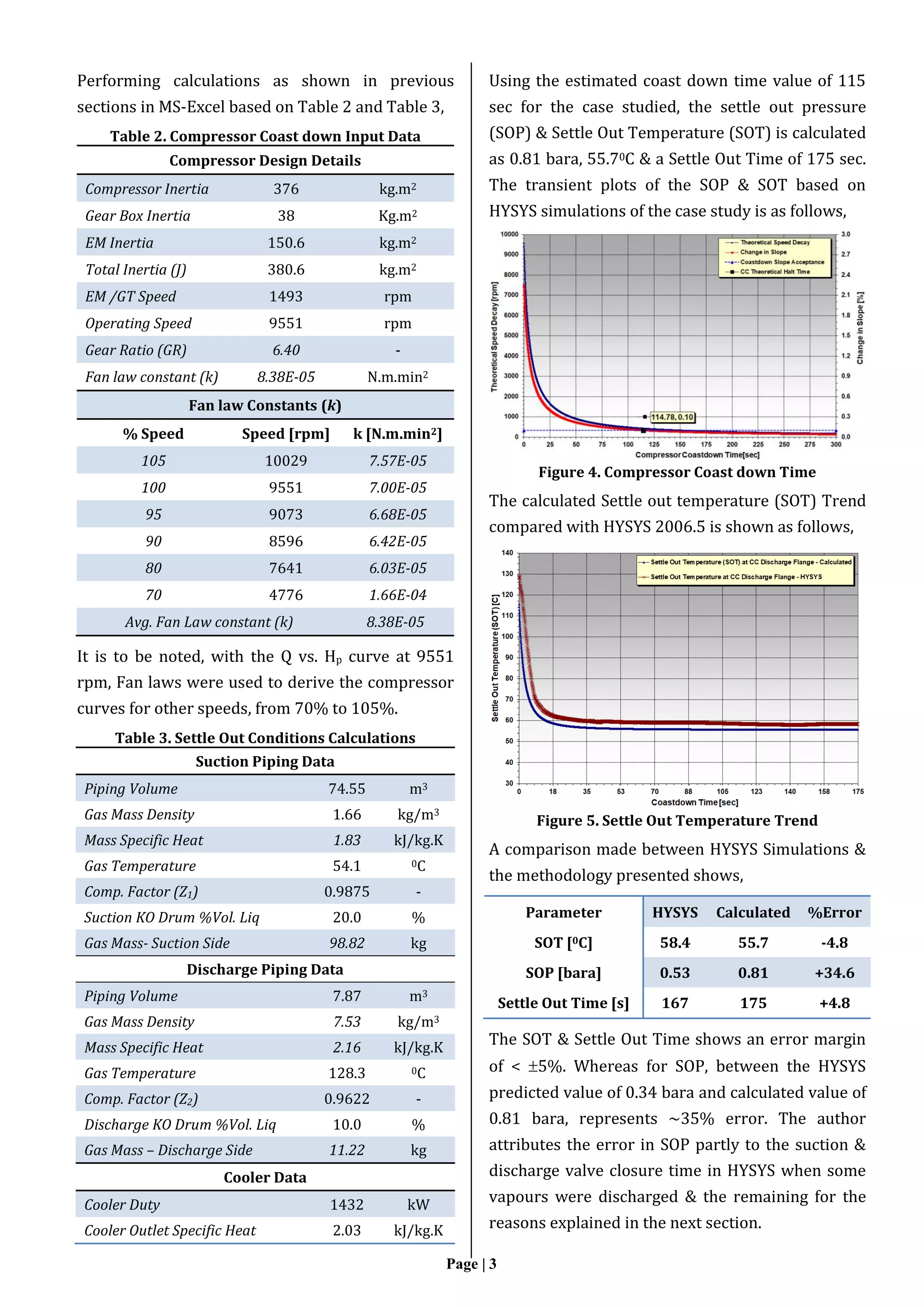 CENTRIFUGAL COMPRESSOR SETTLE OUT CONDITIONS TUTORIAL | PDF