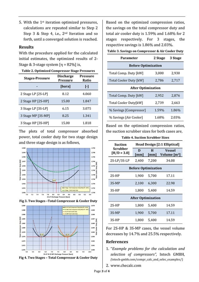 Gas Compression Stages – Process Design & Optimization | PDF