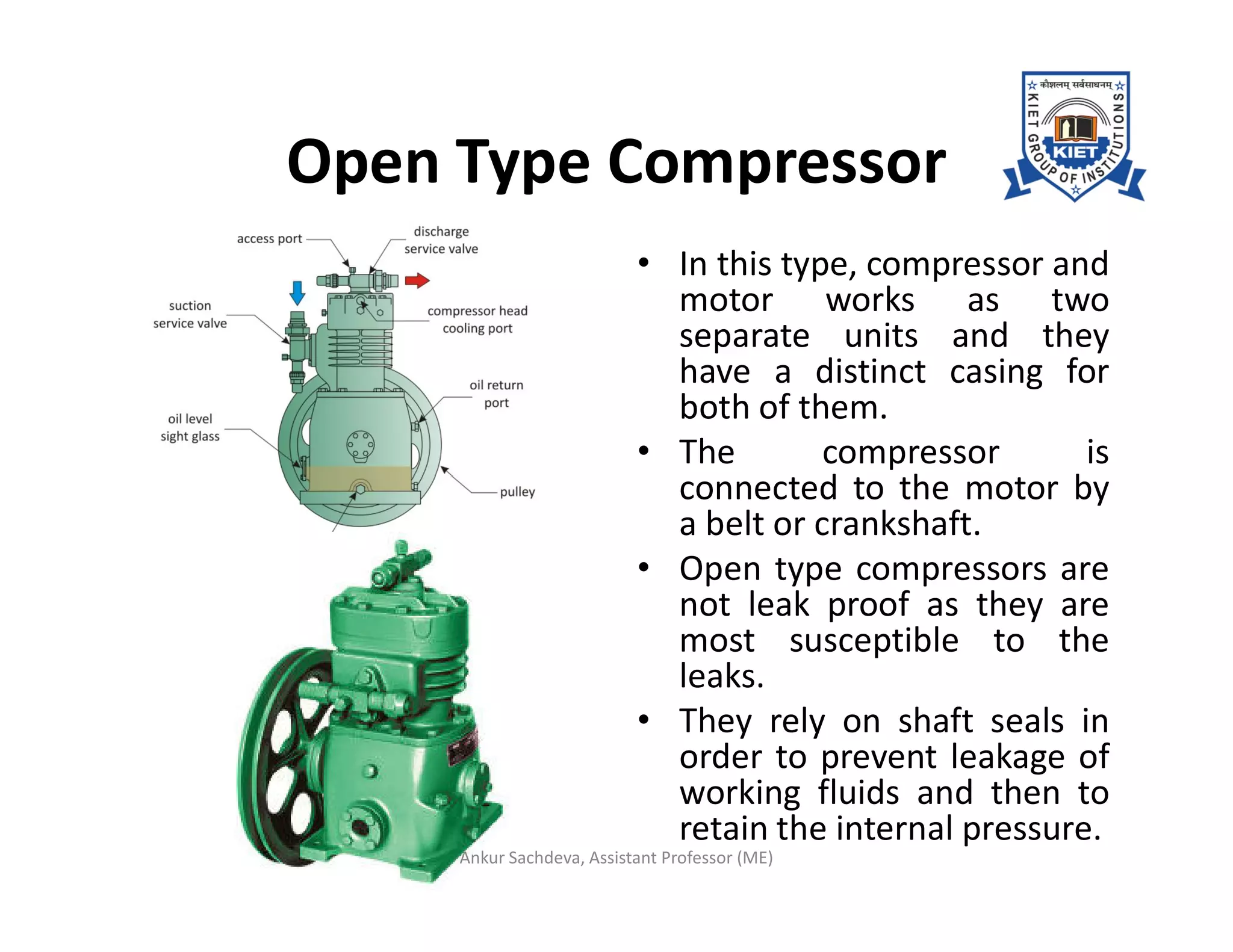 Compressors in Refrigeration | PDF