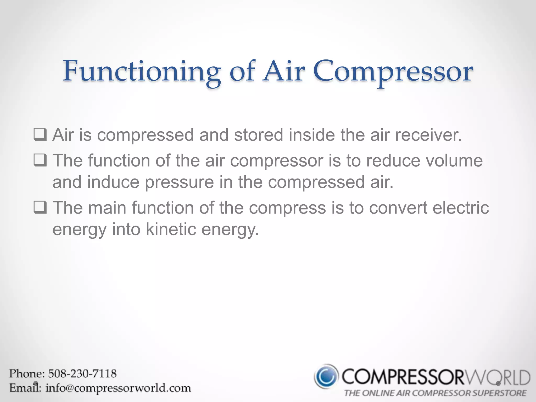 Compressor world ppt | PPTX