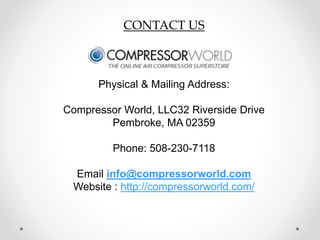Compressor world ppt | PPTX