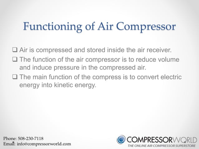Compressor world ppt | PPT