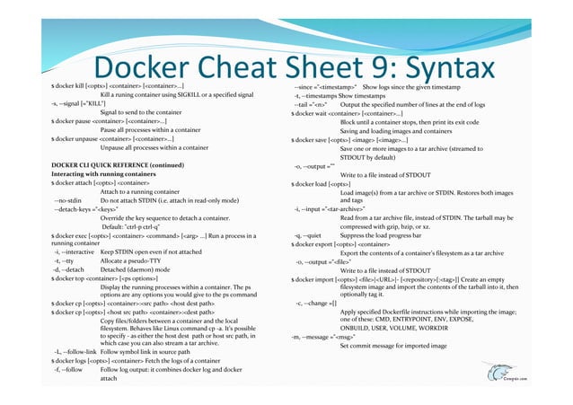 Clouds and Tools: Cheat Sheets & Infographics | PDF | Operating Systems ...