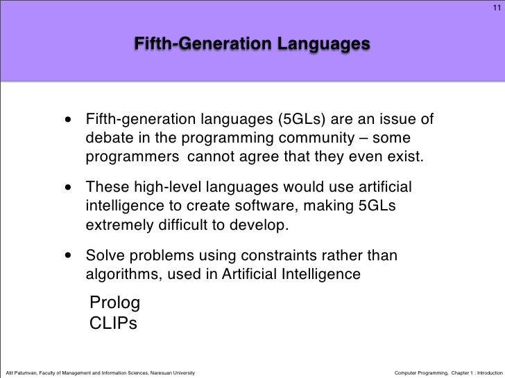 Computer Programming: Chapter 1