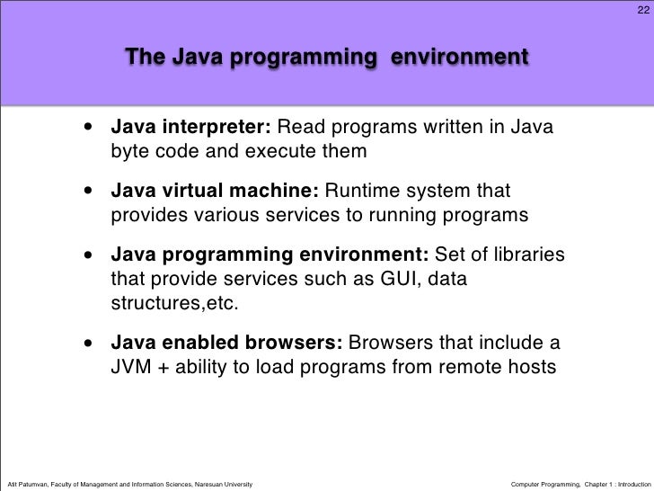 Computer Programming: Chapter 1