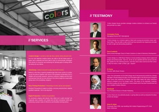 Colors Design Company Profile | PDF | Interior Decorating | Home & Garden