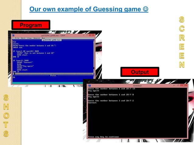 The Knowledge of QBasic | PPT