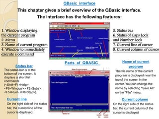 The Knowledge of QBasic | PPT