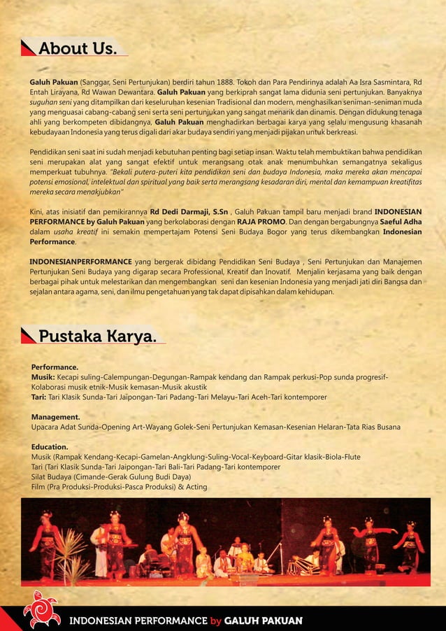 Compro indonesian performance | PDF