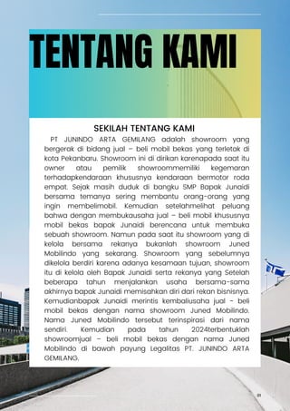 COMPANY PROFILE PT JUNINDO ARTA GEMILANG | PDF