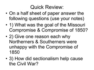 Compromise Of 1850 | PPT